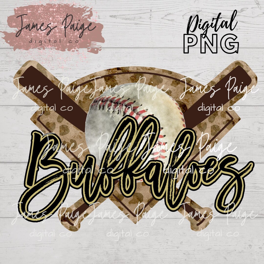 Buffaloes Baseball PNG File | Sublimation | Customized Baseball Png ...