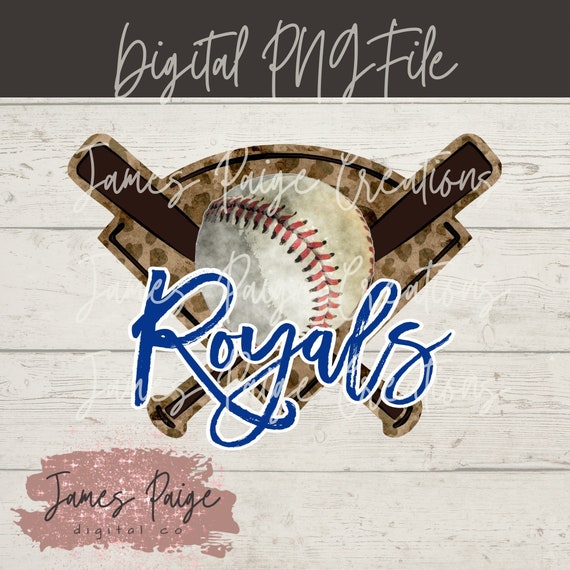 Royals Baseball PNG File Sublimation Customized Baseball - Etsy