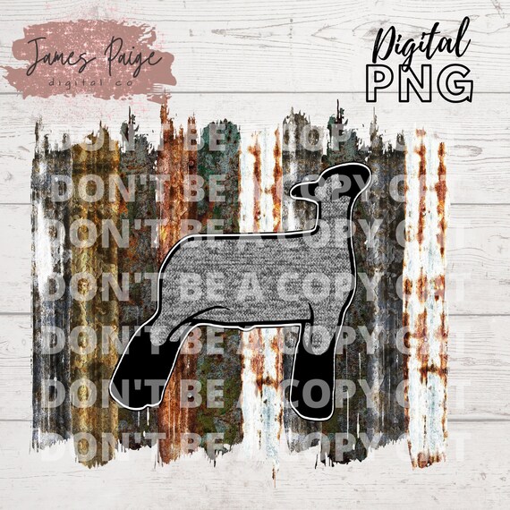 LAMB Digital File Sublimation Show Lamb Design Lamb - Etsy