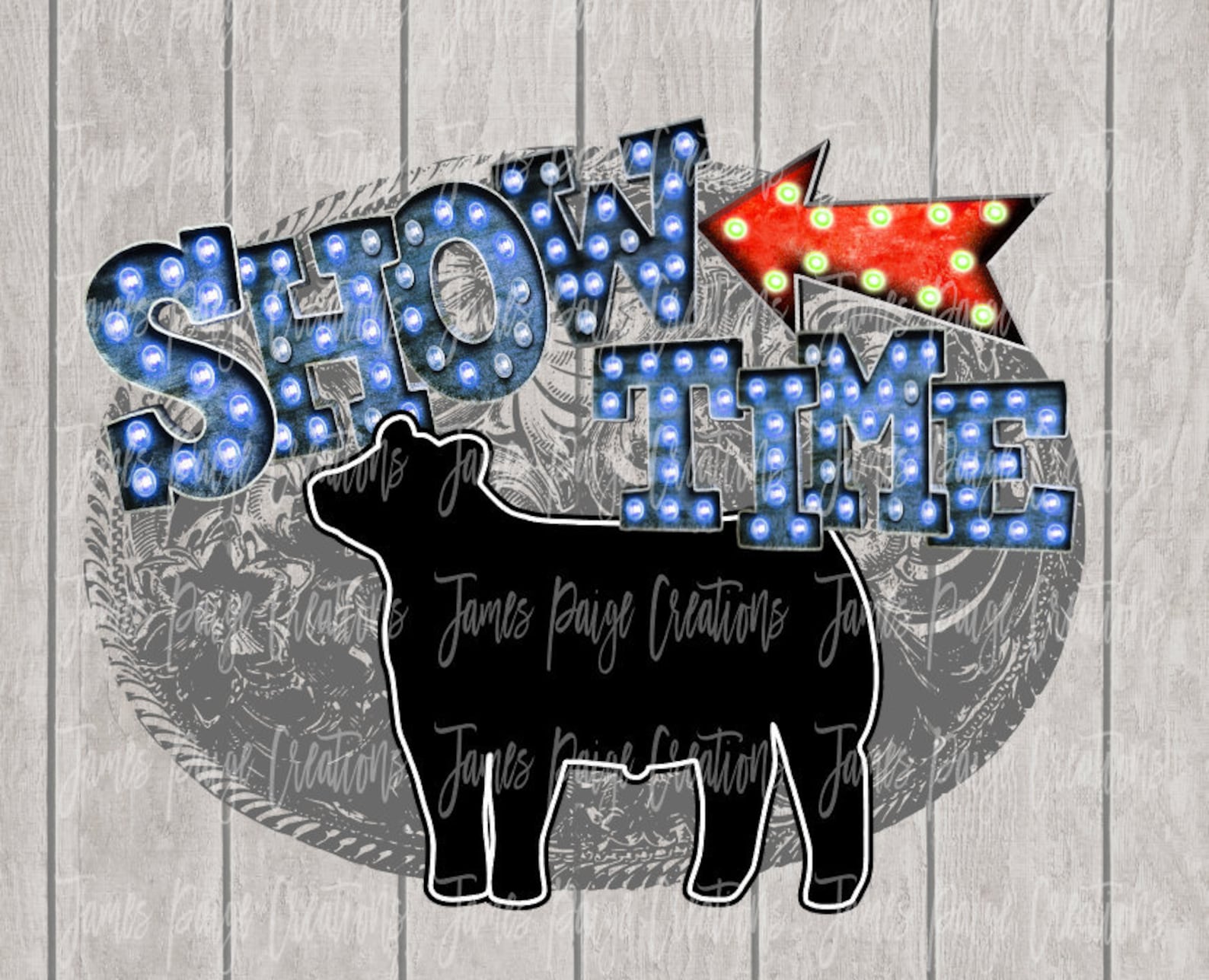 Stock Show Steer Sublimation Show Steer Design Steer | Etsy