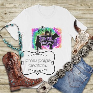 FAIR SEASON HEIFER Digital File | Sublimation | Show Heifer Design ...