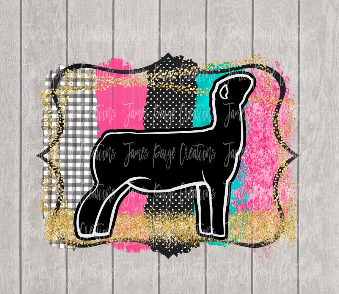 Stock Show LAMB Digital File Show Lamb Png Show Lamb Design - Etsy