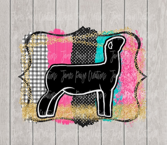 Stock Show LAMB Digital File Show Lamb Png Show Lamb Design - Etsy