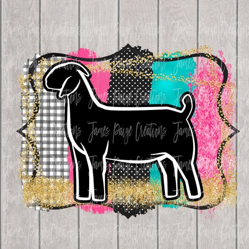Show GOAT Digital File for Sublimation Show Goat Design - Etsy