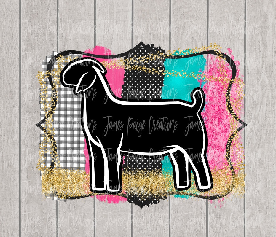 Show GOAT Digital File for Sublimation Show Goat Design - Etsy