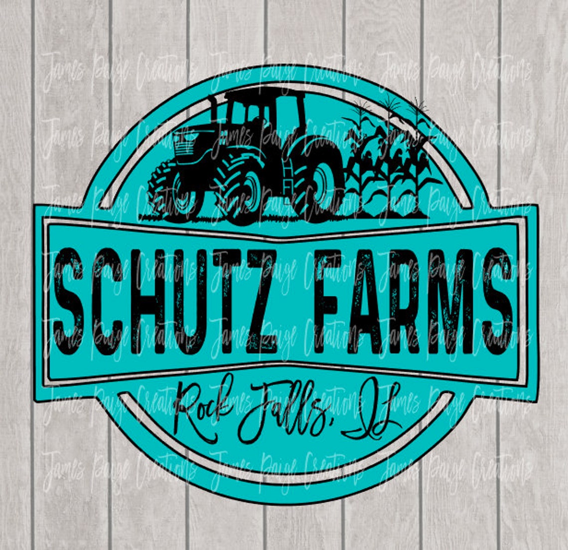 Custom Farm Logo PNG Personalized Farm File TRACTOR - Etsy