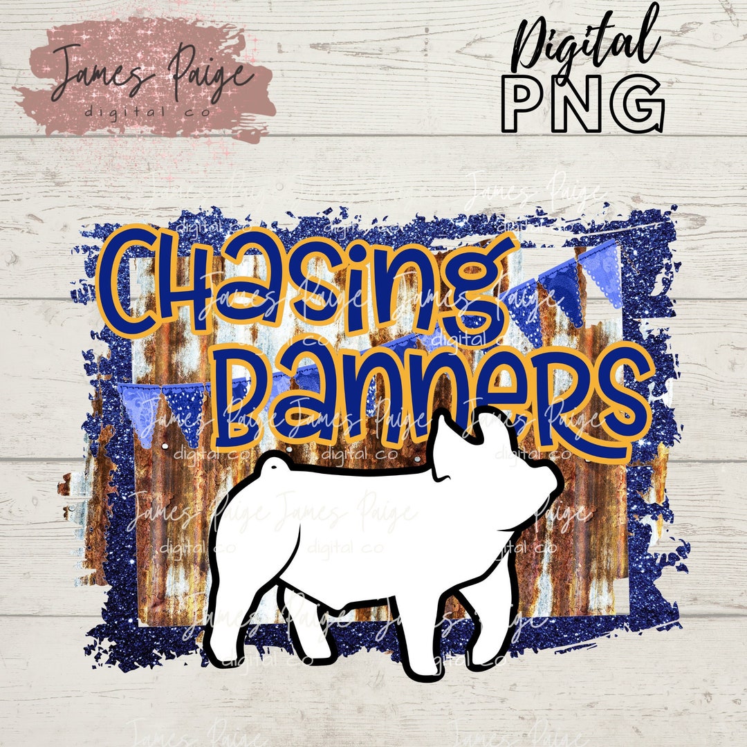 Chasing Banners YORK PIG Digital File | Sublimation | Show Pig Design ...
