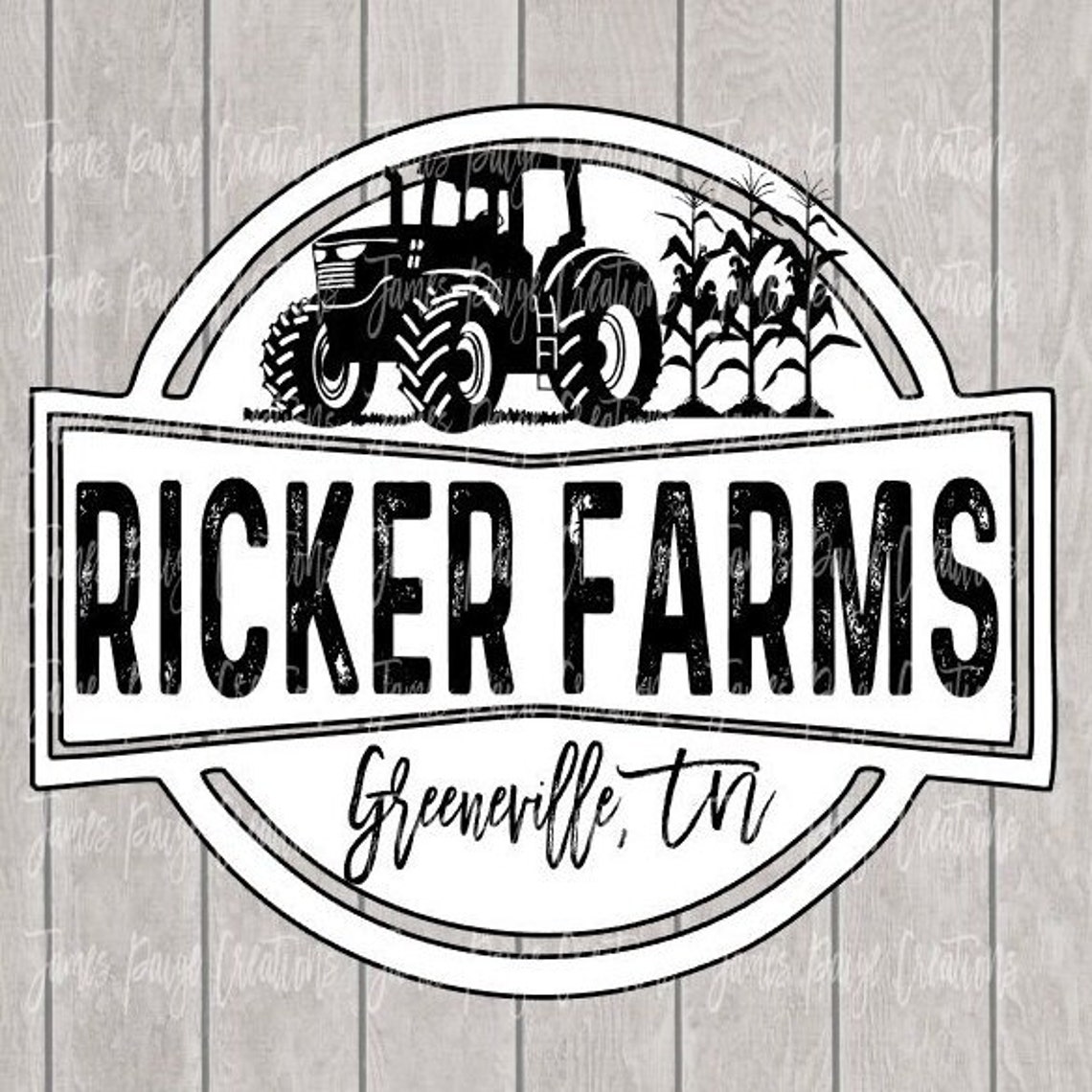 Custom Farm Logo PNG | Personalized Farm File | TRACTOR | Sublimation ...