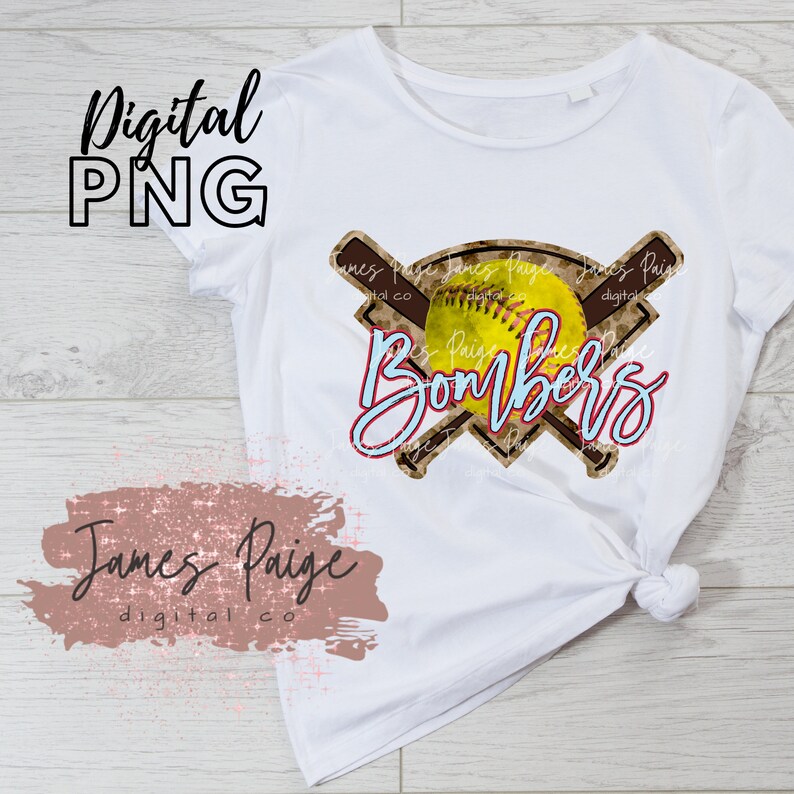 Softball Leopard Print PNG | Sublimation | Bombers Softball | Softball ...