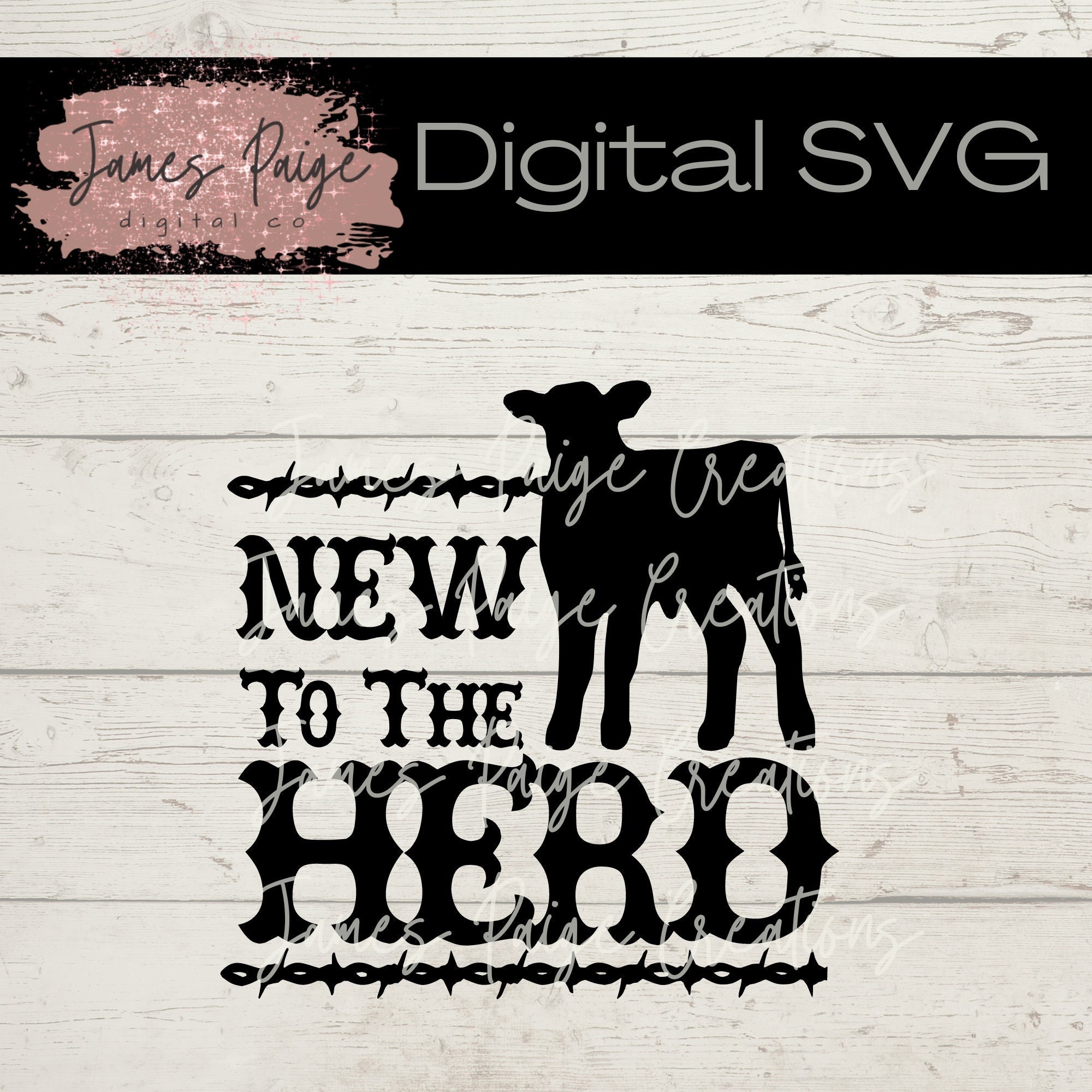 New to the Herd Digital SVG File ** Used With Silhouette or Cricut ...