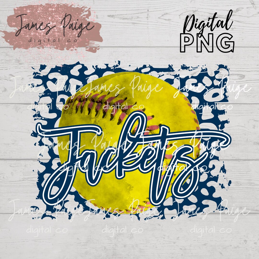 Softball Leopard Print PNG: Jackets Design (digital Download) - Etsy