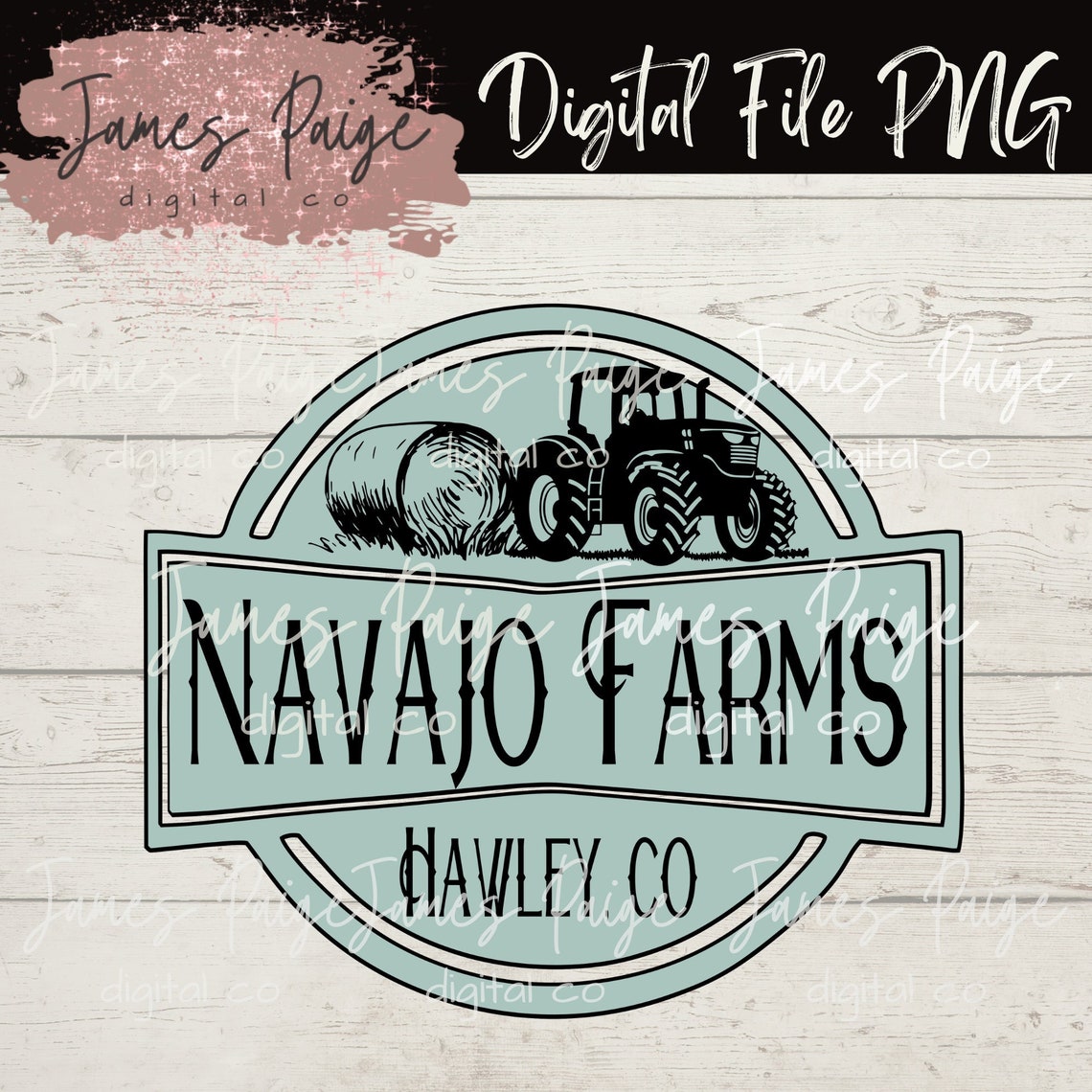 Custom Farm Logo PNG | Personalized Farm Logo | TRACTOR | Sublimation ...