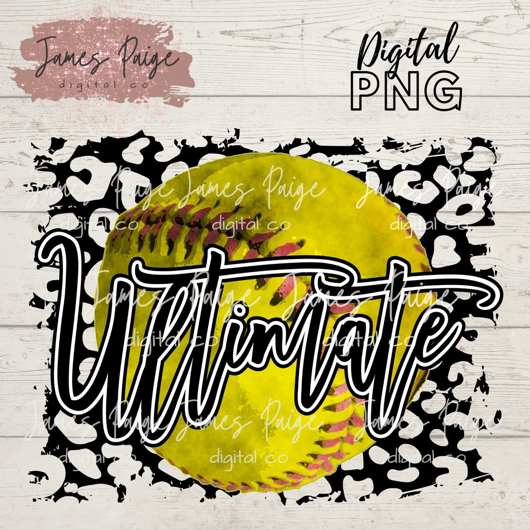 SOFTBALL PNG | Leopard Print Sublimation | Ultimate Softball | Softball ...