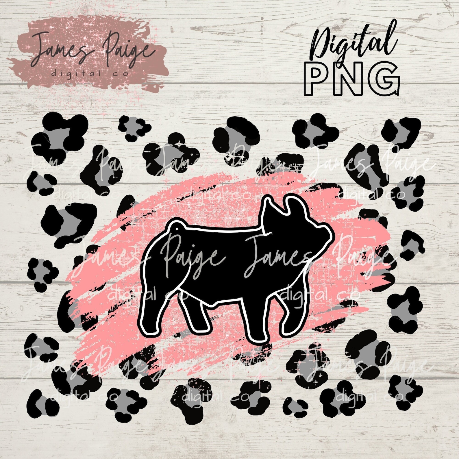 Stock Show Pig Digital File | Sublimation| Show Pig Sublimation ...