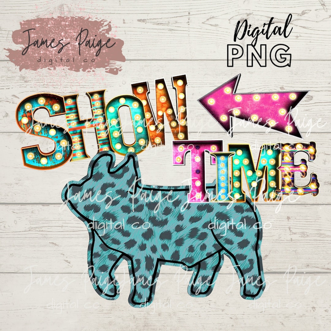 STOCK SHOW Pig | Pig PNG Digital Sublimation | Show Pig Png | Livestock ...