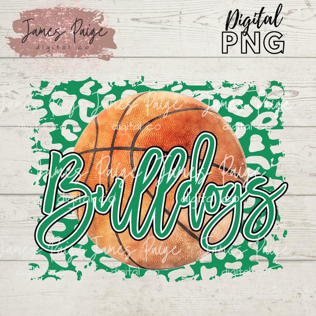 Basketball Leopard Print PNG | Sublimation | Bulldog Basketball ...
