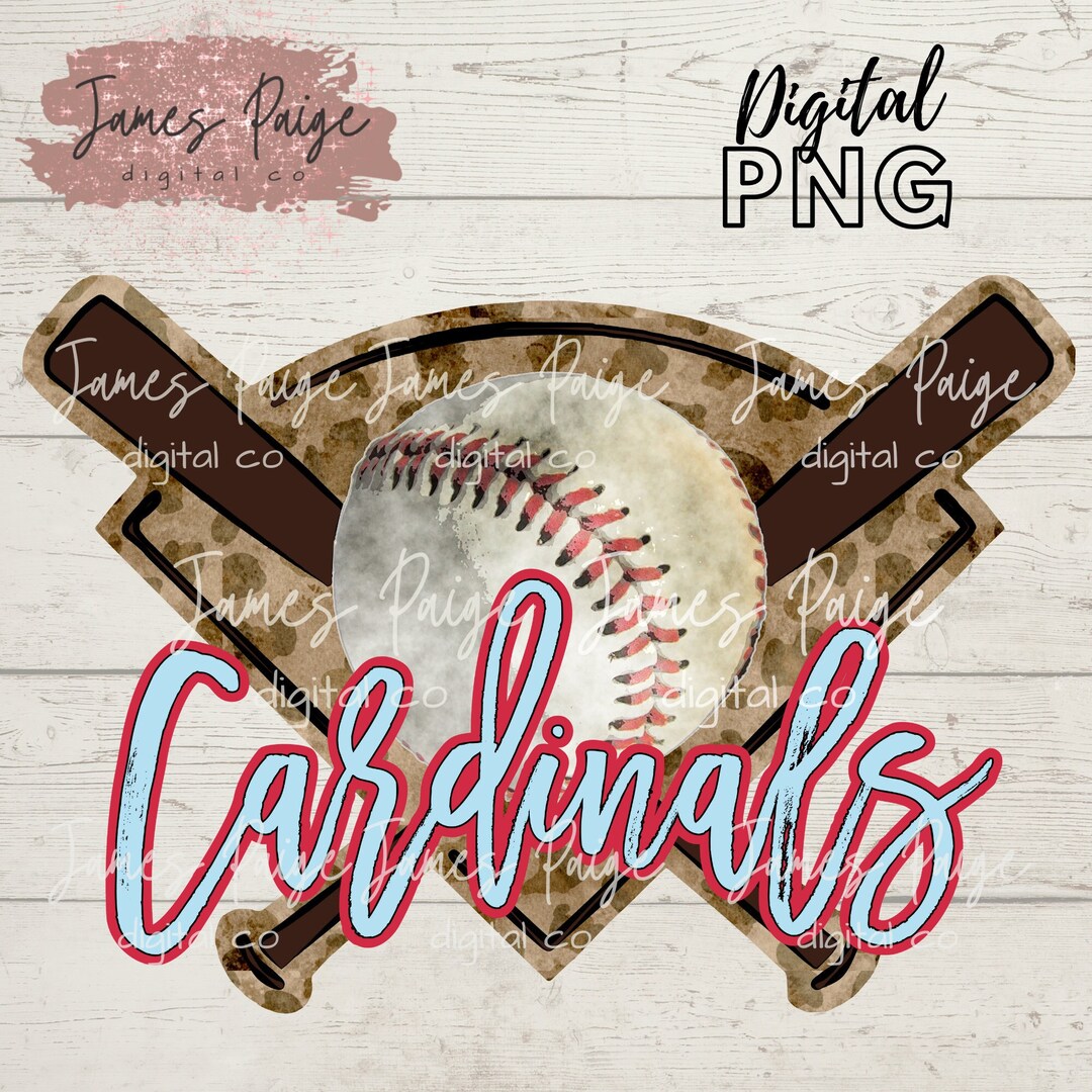 Cardinals Baseball PNG File | Sublimation | Baseball Mascot PNG ...