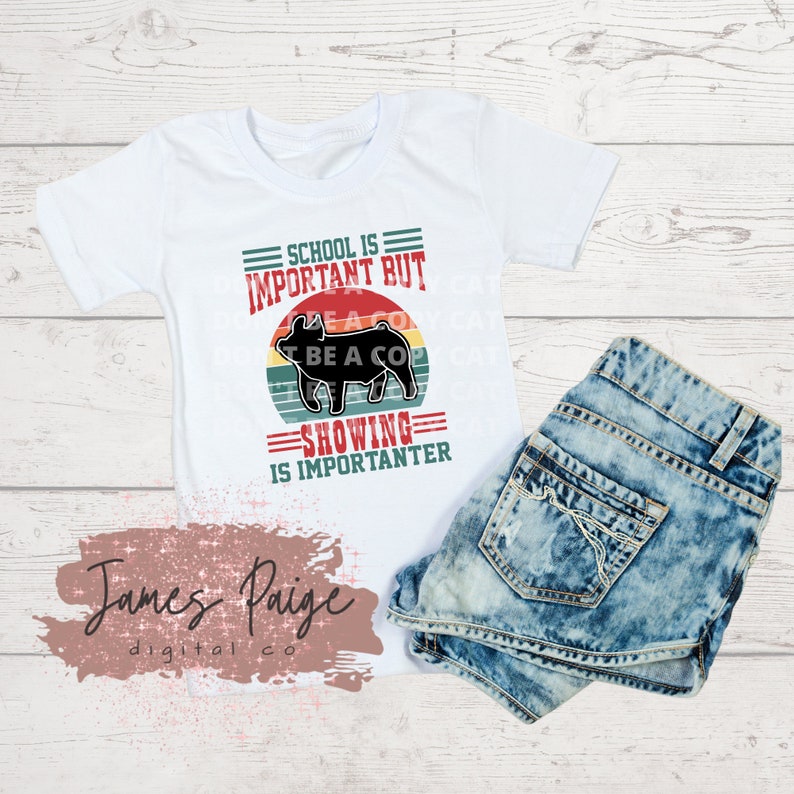 SCHOOL is IMPORTANT | Showing is Importanter Digital File | Sublimation ...