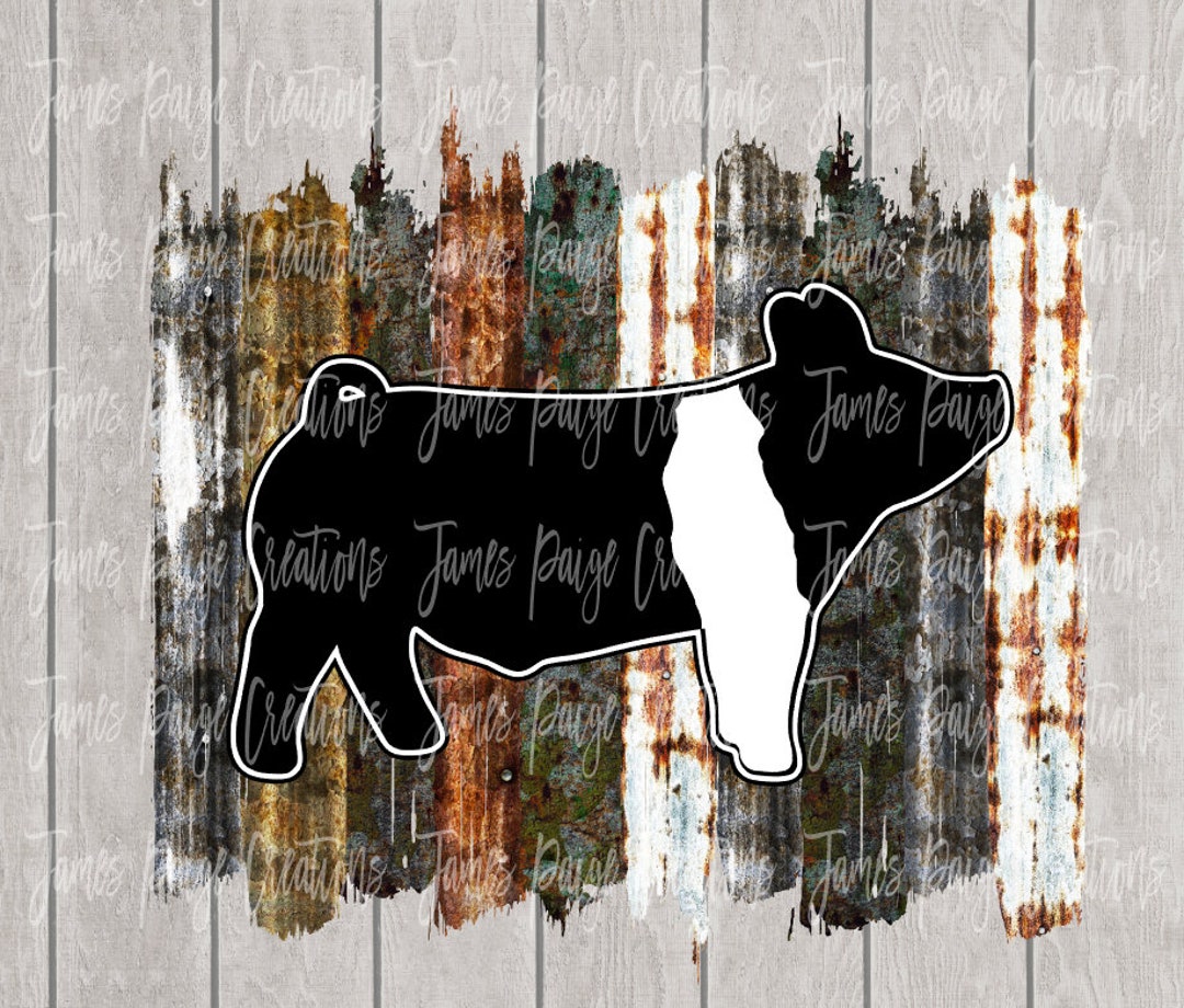 PIG Digital File | Sublimation | Show Pig Design | Pig Transfer | 4H ...