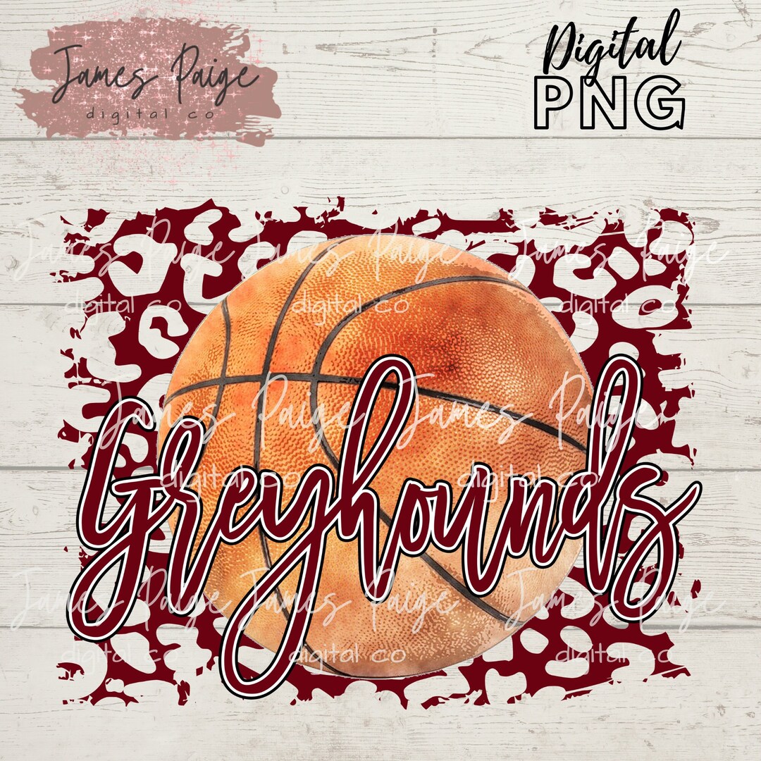 Basketball Leopard Print PNG | GREYHOUNDS Basketball | Basketball T ...