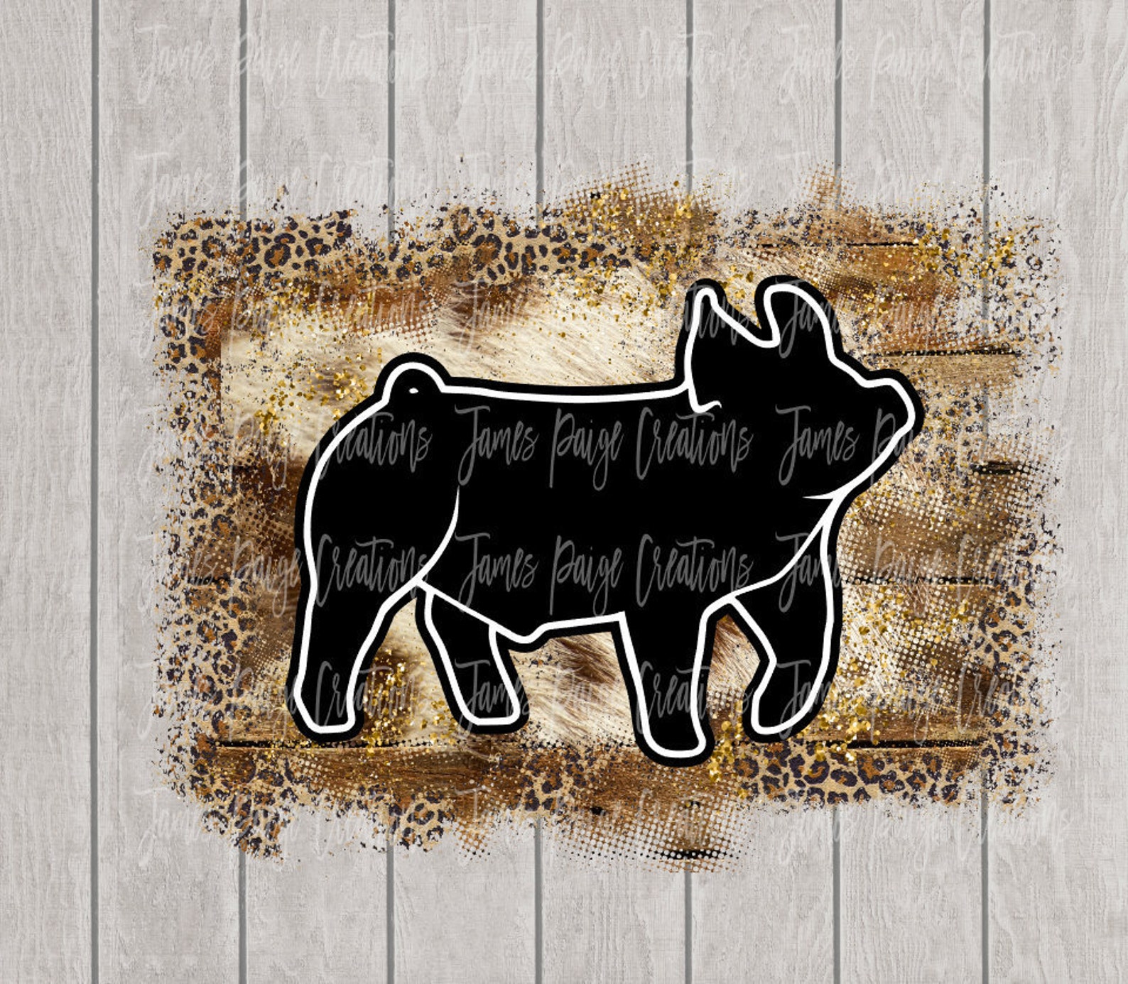 Show PIG Digital File for Sublimation Show Pig Design Pig - Etsy