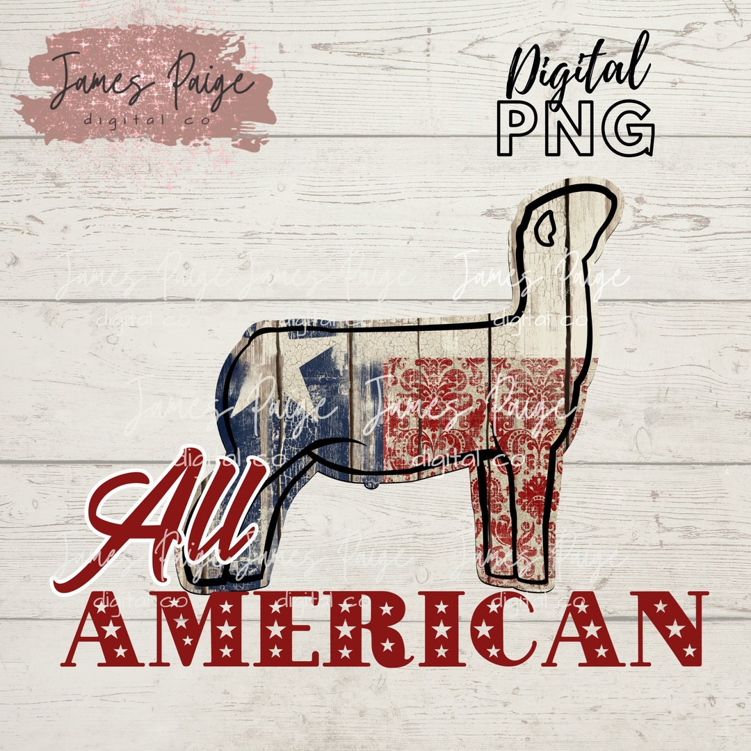 LAMB Digital File | Sublimation | All American | Show Lamb Design ...