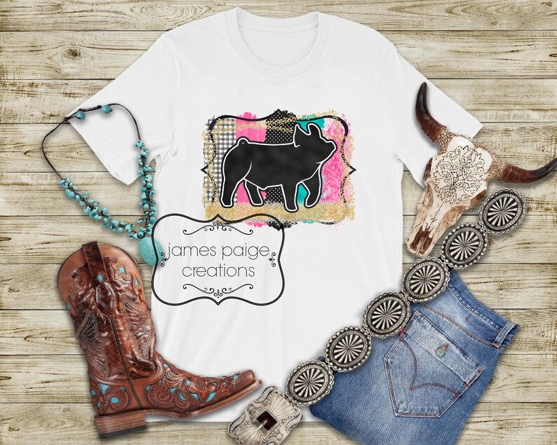 Show PIG Digital File for Sublimation ** Show Pig Design Pig Transfer ...