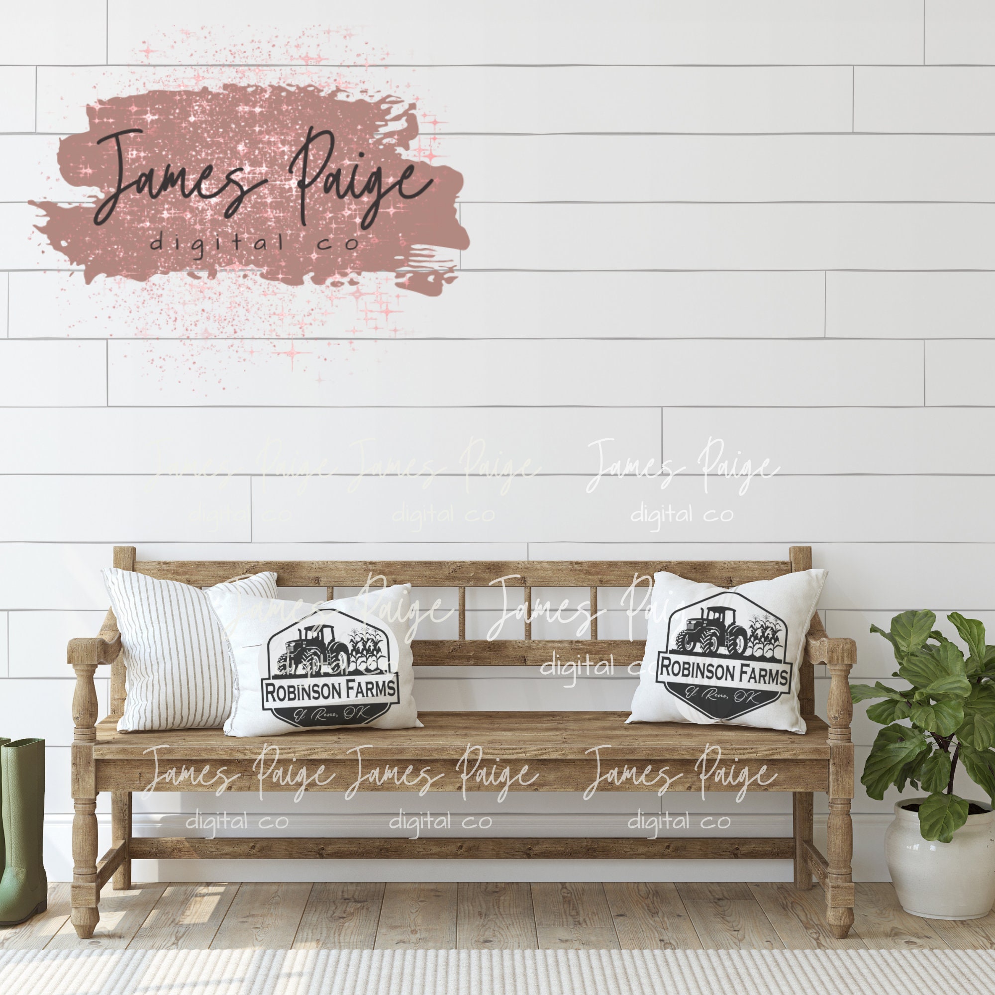 Custom Farm Logo SVG | Personalized Farm File | TRACTOR | Custom Logo ...