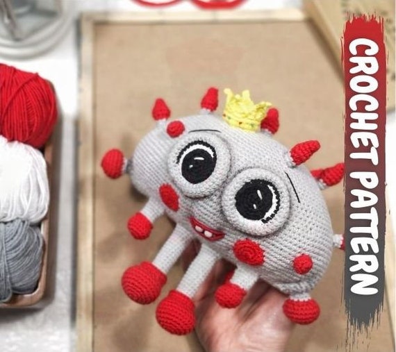Crochet Pattern PDF ENGLISH Crochet Virus DIY Tutorial | Etsy