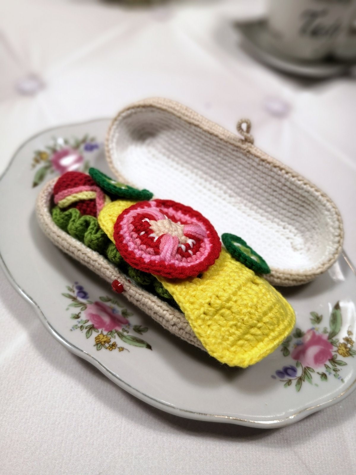 Hot Dog Crochet Pattern, Fast Food Crochet Pattern, Amigurumi Hot Dog ...