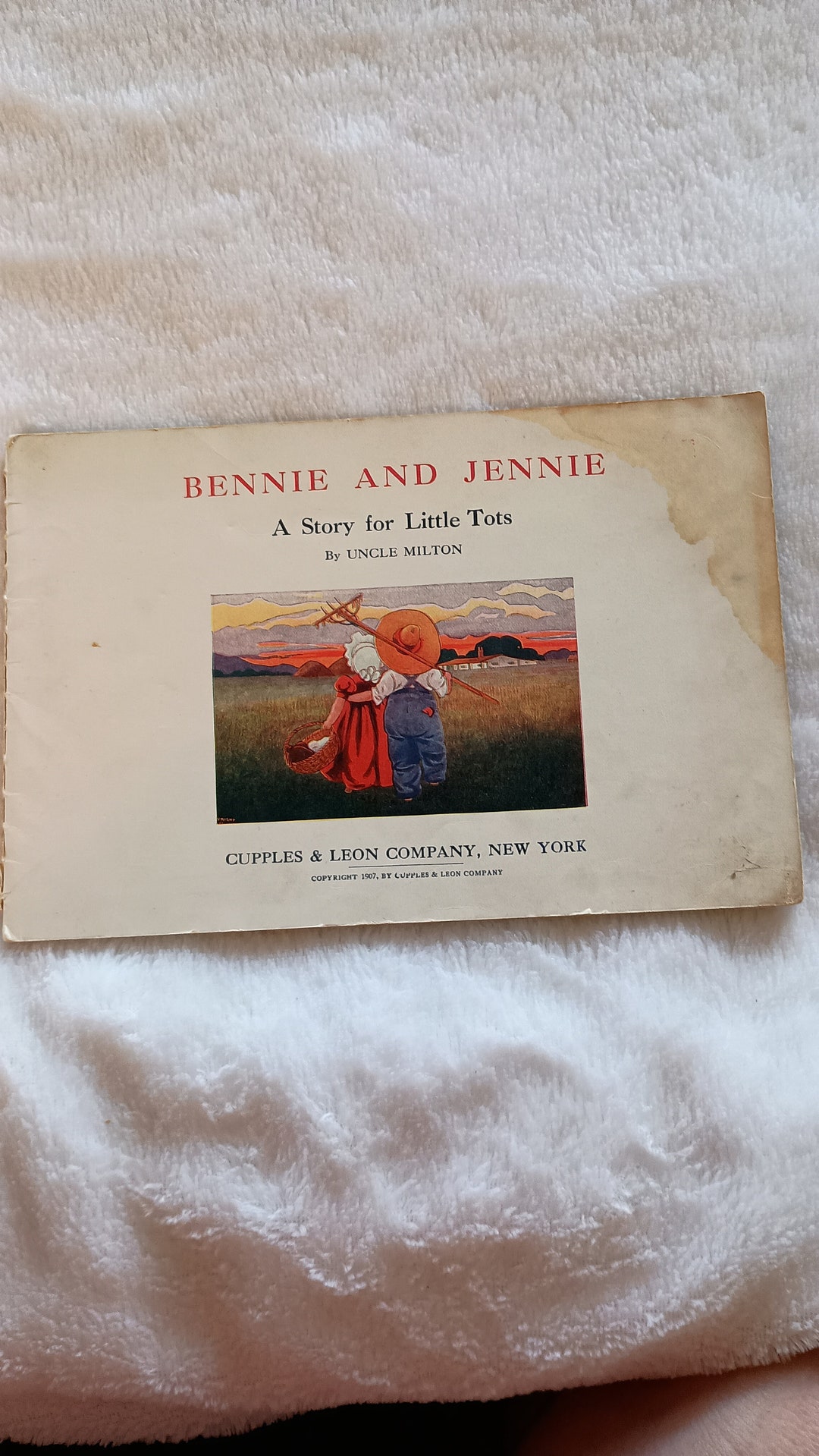 1907 Bennie and Jennie Book - Etsy