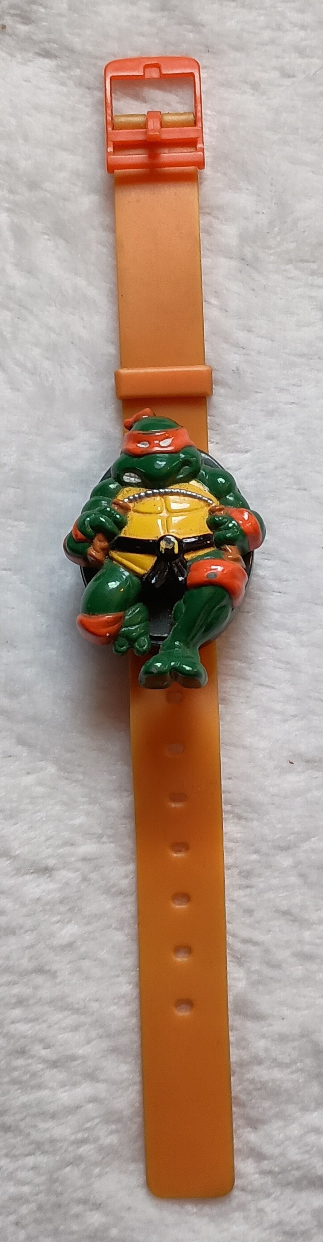 1988 TMNT Michaelangelo Watch - Etsy