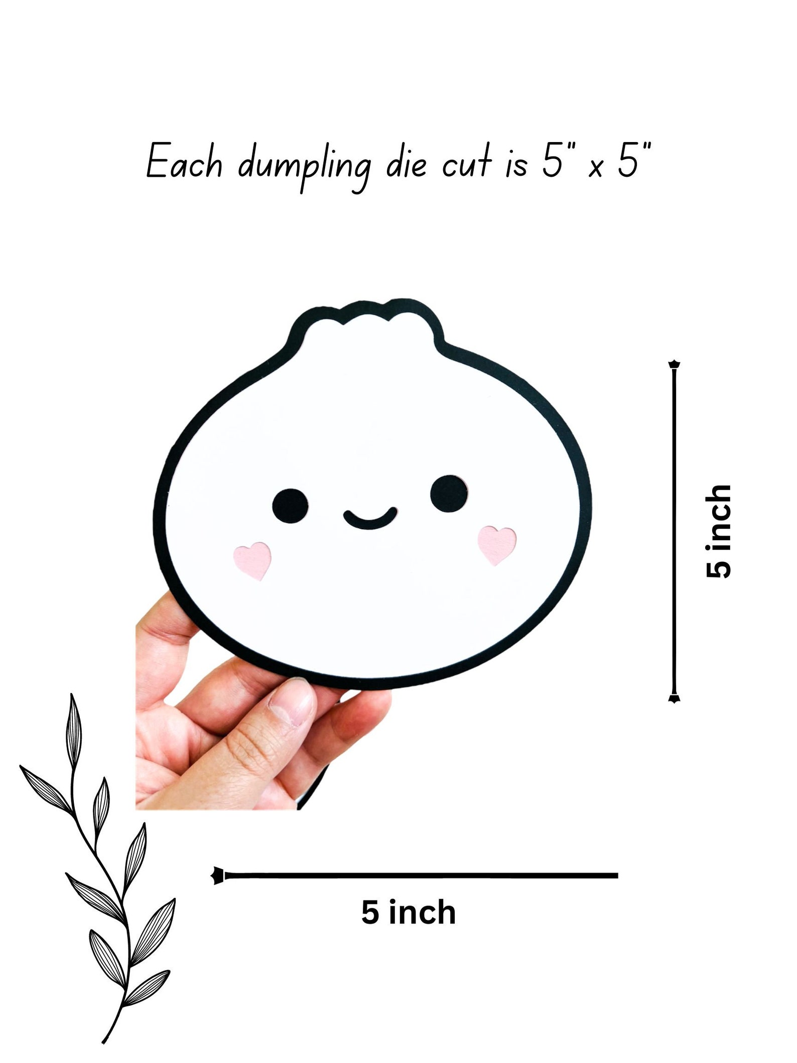 Layered Dumpling Banner for A Dumpling Baby Shower, Little Dumpling ...