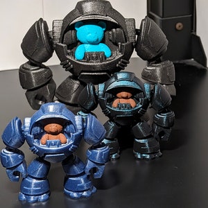 Cute Articulated Teddy Bot - 3d Printed Teddy Bear in an Exo-suit ...