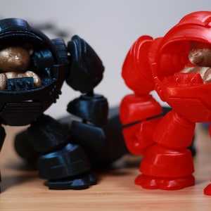 Cute Articulated Teddy Bot - 3d Printed Teddy Bear in an Exo-suit ...