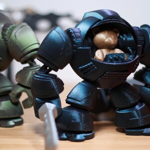 Cute Articulated Teddy Bot - 3d Printed Teddy Bear in an Exo-suit ...