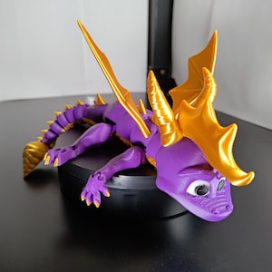 Spyro the Dragon Articulated Multi-color 3d Print | Decoration | Fidget ...