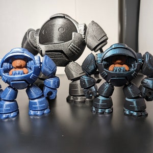 Cute Articulated Teddy Bot - 3d Printed Teddy Bear in an Exo-suit ...