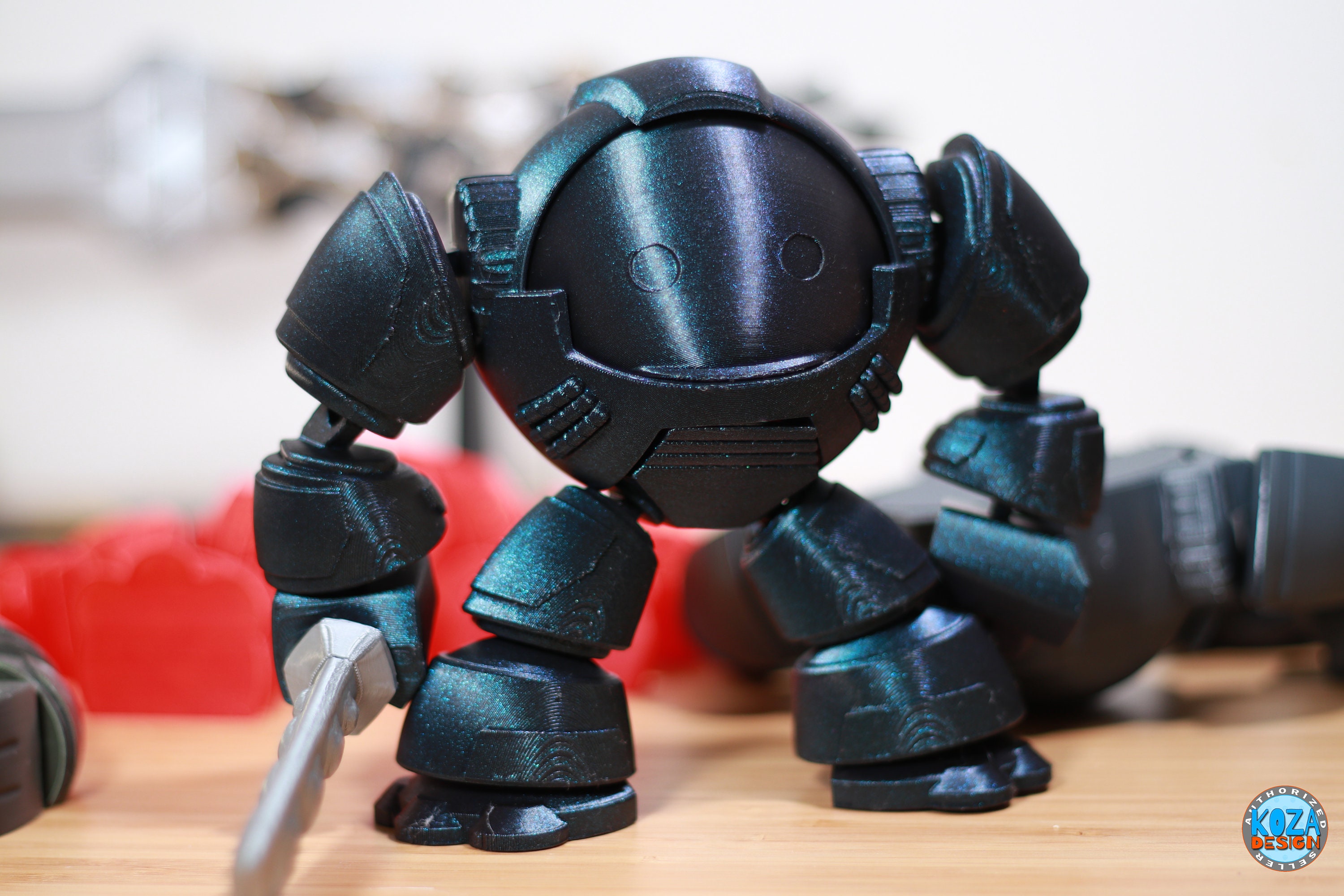 Cute Articulated Teddy Bot - 3d Printed Teddy Bear in an Exo-suit ...