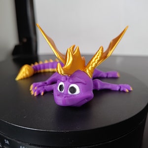 Spyro the Dragon Articulated Multi-color 3d Print | Decoration | Fidget ...