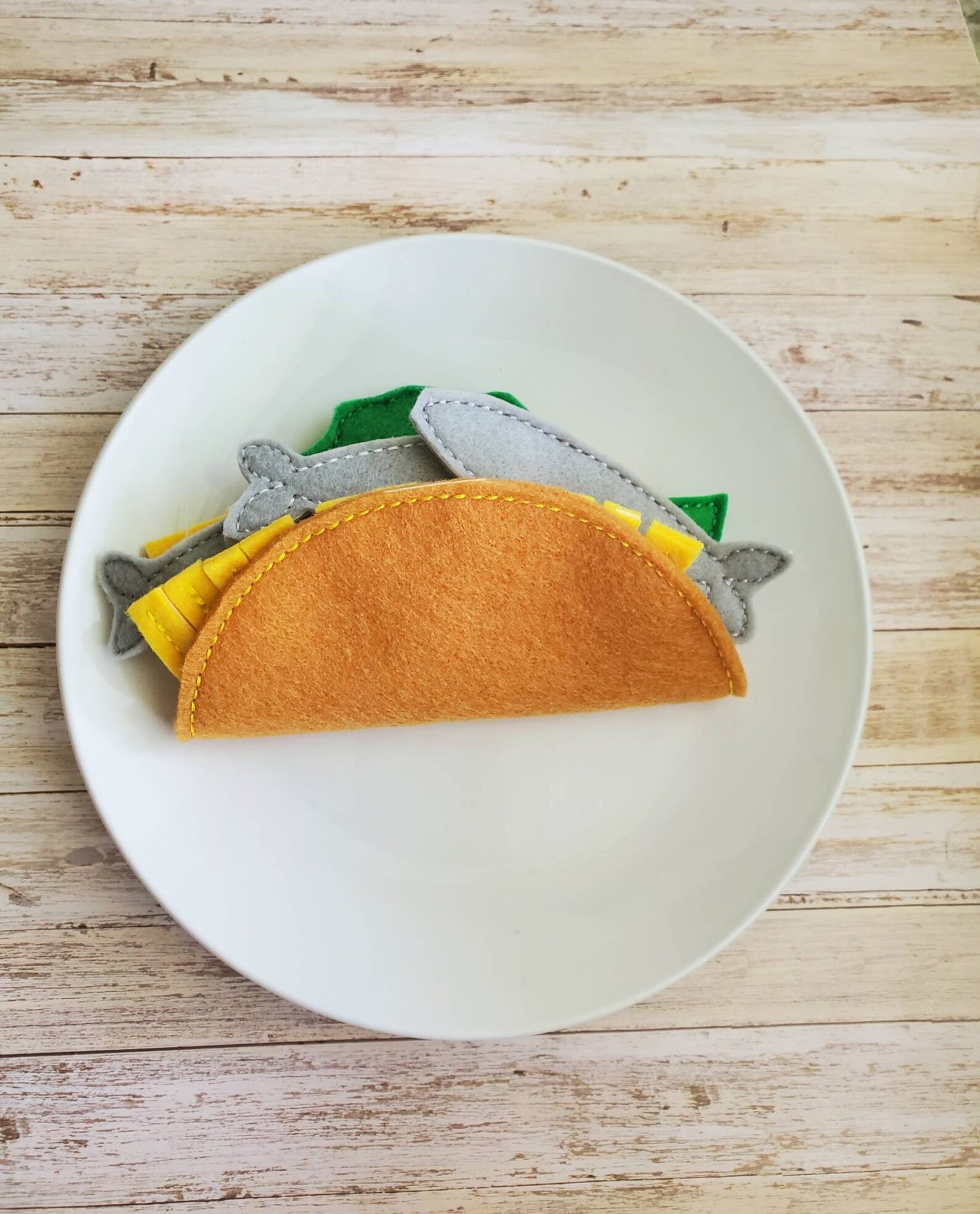 Felt Food Set Felt Fish Taco Felt Tacos Play Kitchen - Etsy