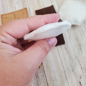Smores, Smores Felt Food, Felt Smores, Pretend Play, Food Set, Play ...