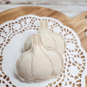 Felt Pretend Garlic, Felt Garlic, Fake Garlic, Pretend Garlic, Pretend ...