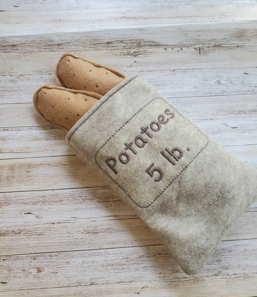 Potatoes, Felt Potato, Pretend Potatoes, Potato Sack, Pretend Veggies ...