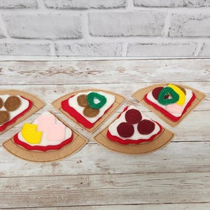 Felt Pan Pizza, Felt Pizza Set, Pretend Pizza, Pretend Food, Pretend ...