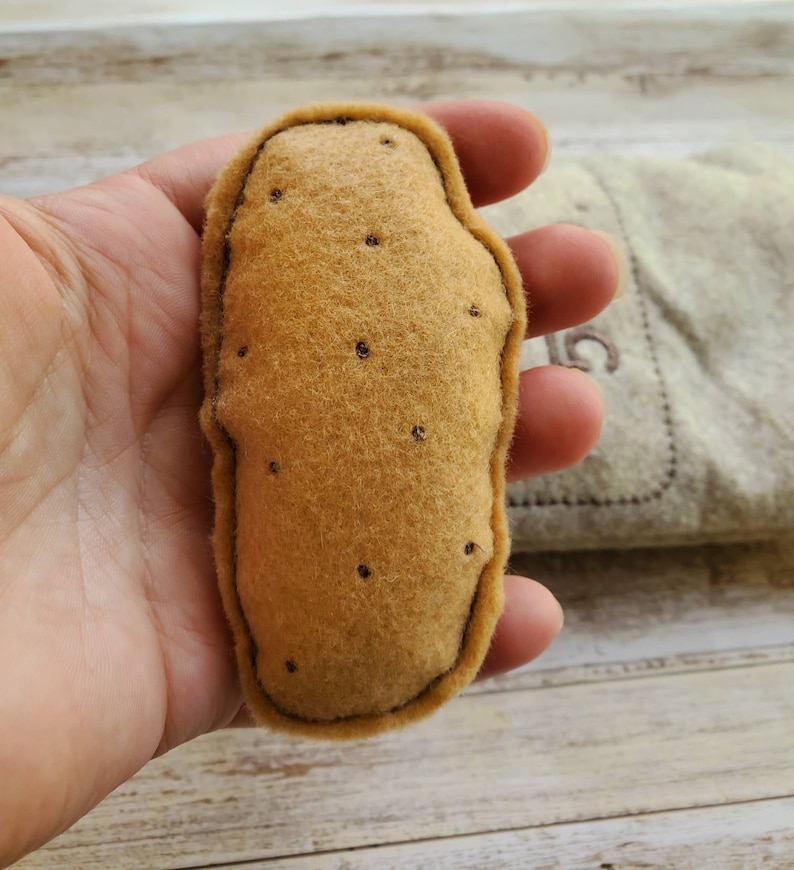 Potatoes Felt Potato Pretend Potatoes Potato Sack Pretend - Etsy