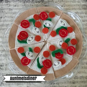 Felt Pizza, Felt Pizza Set, Pretend Pizza, Pretend Food, Pretend Felt ...