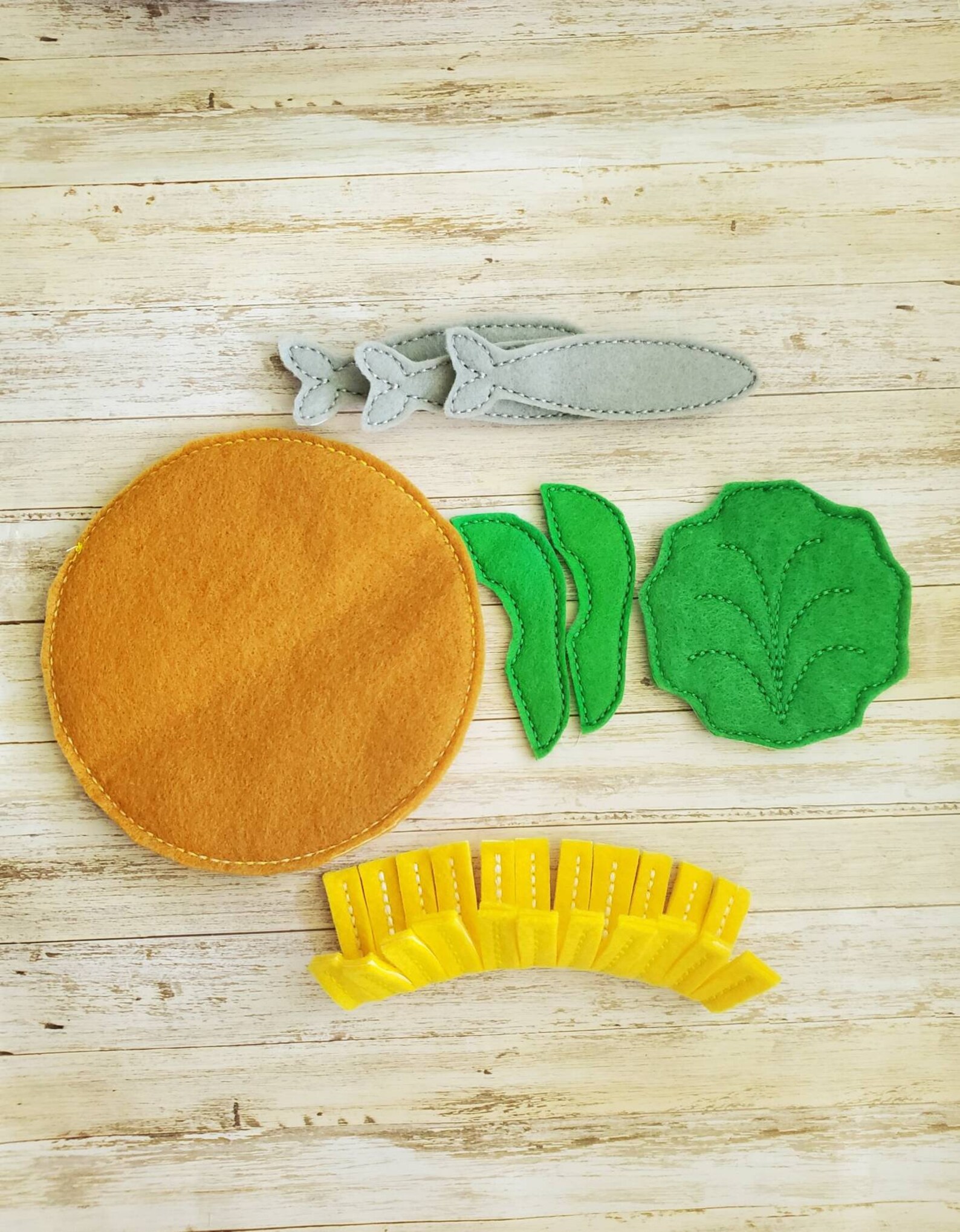 Felt Food Set Felt Fish Taco Felt Tacos Play Kitchen - Etsy