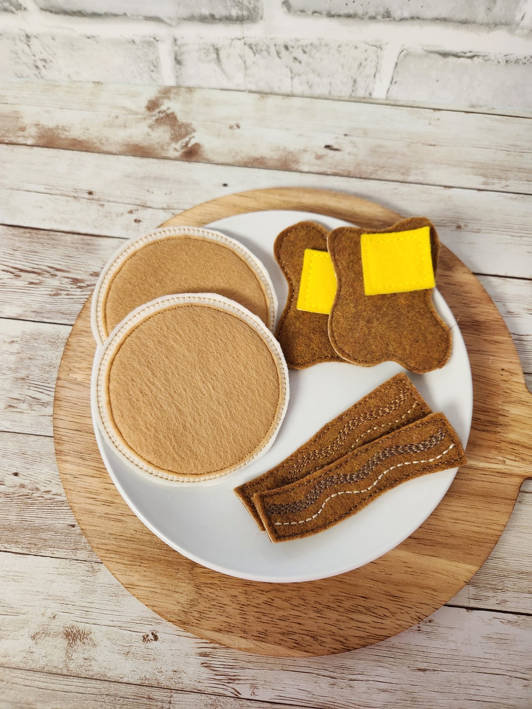 Pancakes Breakfast, Pancake Felt Food, Pretend Pancakes, Pretend Play ...