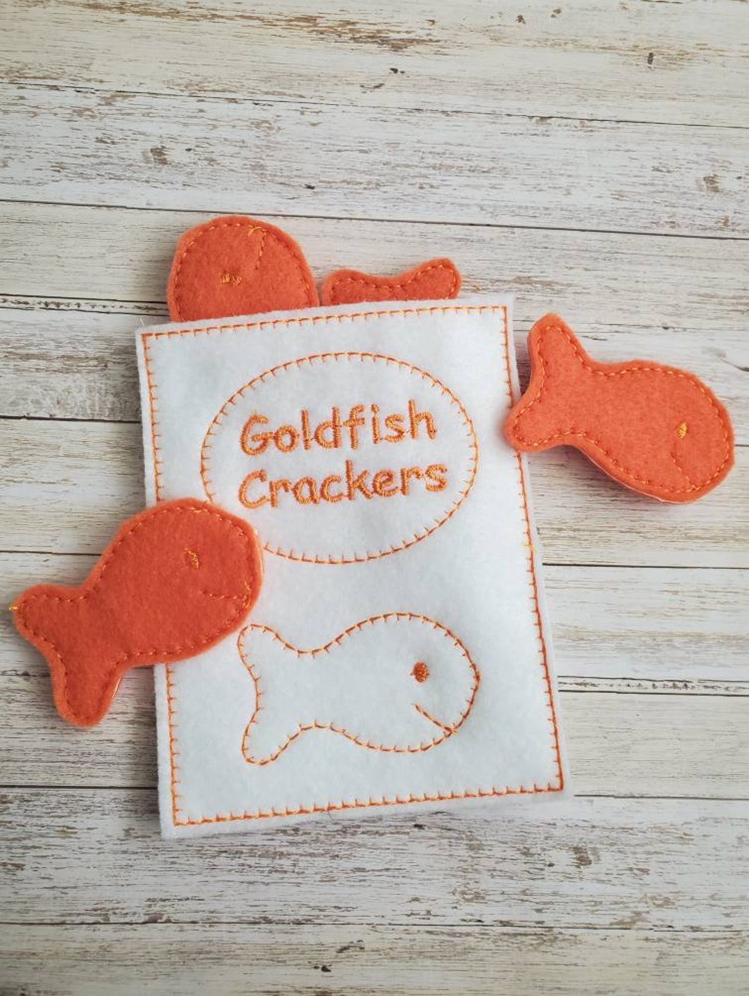 Felt Crackers, Fish Crackers, Gold Crackers, Play Food, Play Kitchen ...